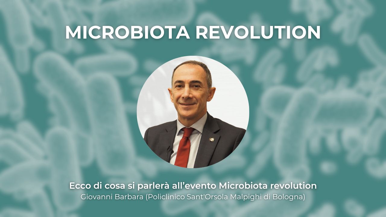 Giovanni Barbara, ecco di cosa si parlerà all’evento Microbiota revolution